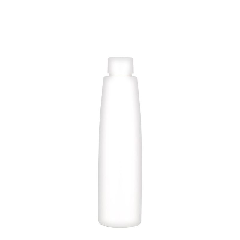 200 ml plastikinis butelis „Donald“, HDPE, baltos spalvos, uždaromas ...